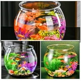 ELAYARD Transparent Plastic Fish Tank Unbreakable Aquarium Bowl for ...