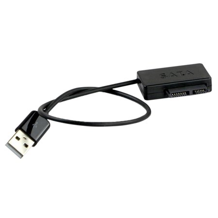 Awesitey USB2.0 to SATA Laptop CD-ROM Cable Fast Transmission Adapter ...