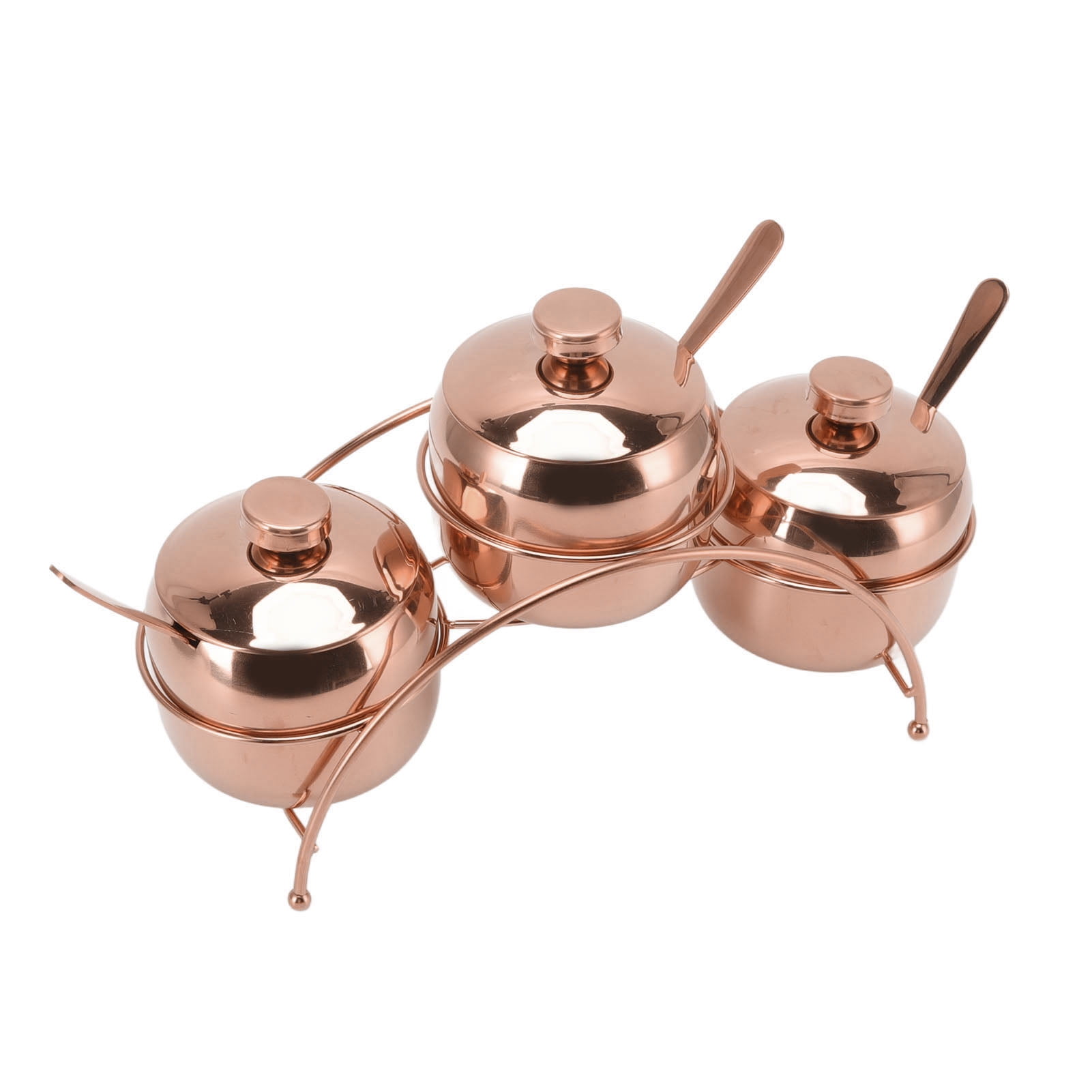 Seasoning Jar And Spoon Set, Seasoning Container Set 304 Stainless ...