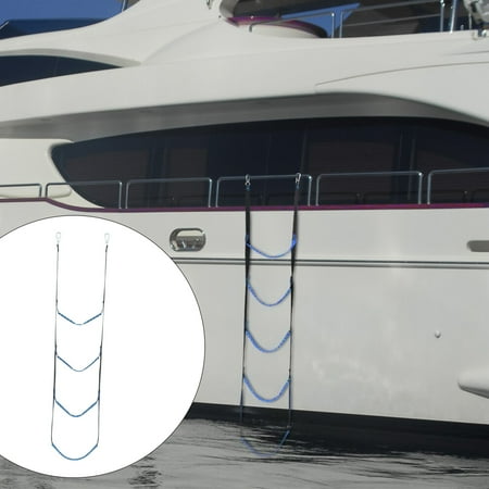 Inflatable Boat Boarding Ladder Canoe Kayak Motorboat Rope Stainless ...