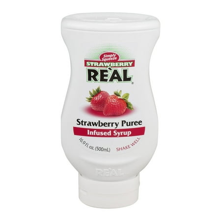 Strawberry Real Strawberry Puree Infused Syrup, 16.9 Fl Oz - Walmart.com