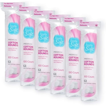 Organic Essentials Organic Cotton Rounds - 80 Ea, 3 Pack - Walmart.com