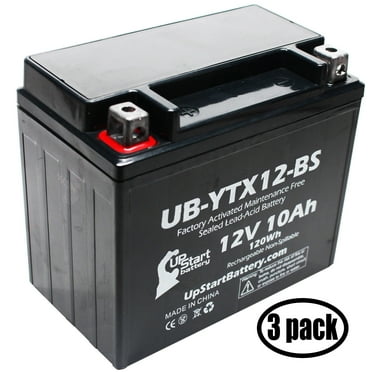 4x Pack - Neuton Mowers CE5 Battery Replacement - UB12100-S Universal ...