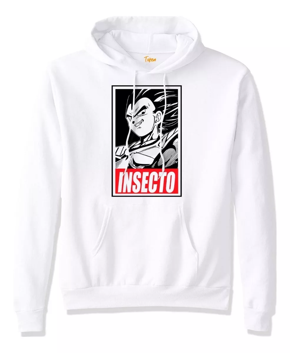 Sudadera Con Gorro Vegeta Insecto Cartel Dbz Drangon Ball Z | Walmart ...