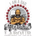 CafePress - I Am A Dad And A General Labour Man Men's Value T Shirt ...