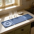 Fmbmuo Large Silicone Dish Drying Mat Multi Purpose Heat Resistant ...