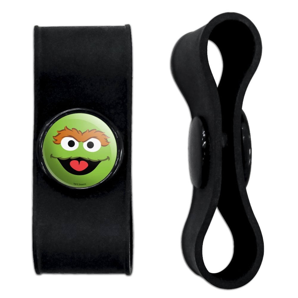 Sesame Street Oscar the Grouch Face Headphone Earbud Cord Wrap ...