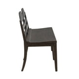 Paradise Valley Ladder Back Bench in Saddle Brown - Walmart.com