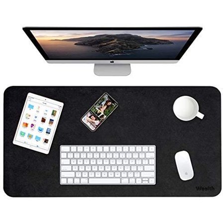Desk Pad, Ofce Desk Mat PU Leather Desk Blotter tor, Dual-Sided ...
