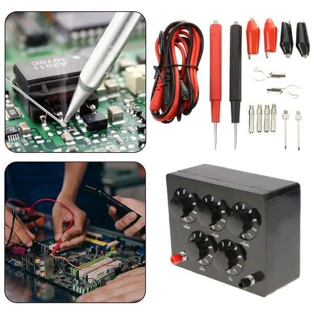 Cable Laboratorio Prueba Caja Resistencia Hierro Década Variable ...