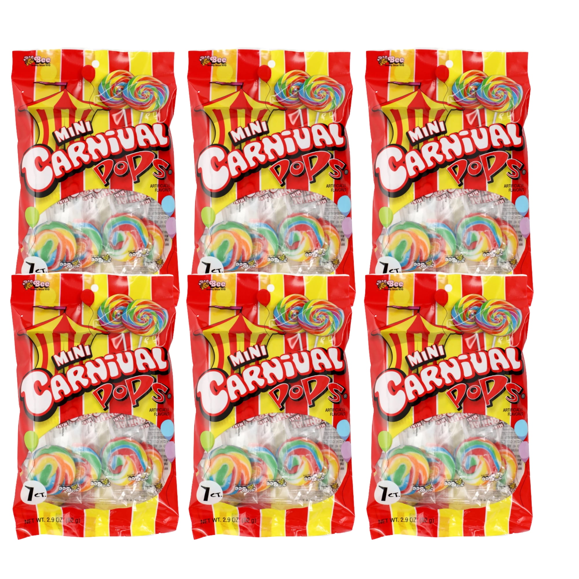 Mini Rainbow Lollipops