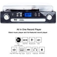DIGITNOW Vinyl/LP Turntable Record Player, 3.5mm Headphone Jack,Remote and LCD with Bluetooth ...