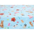 Blue Panda Birthday Tablecloth Puppy Dog Theme - 54 x 108 in, Blue ...