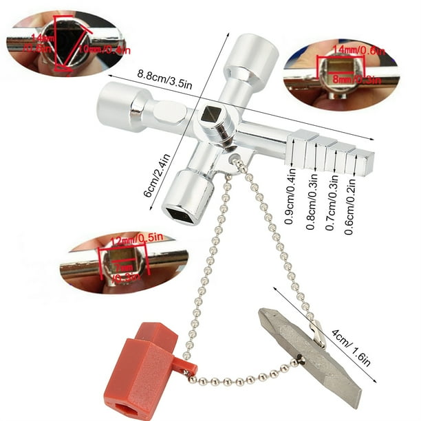 FTVOGUE 4 In 1 Multifunctional Universal Control Cabinet Key Tool ...