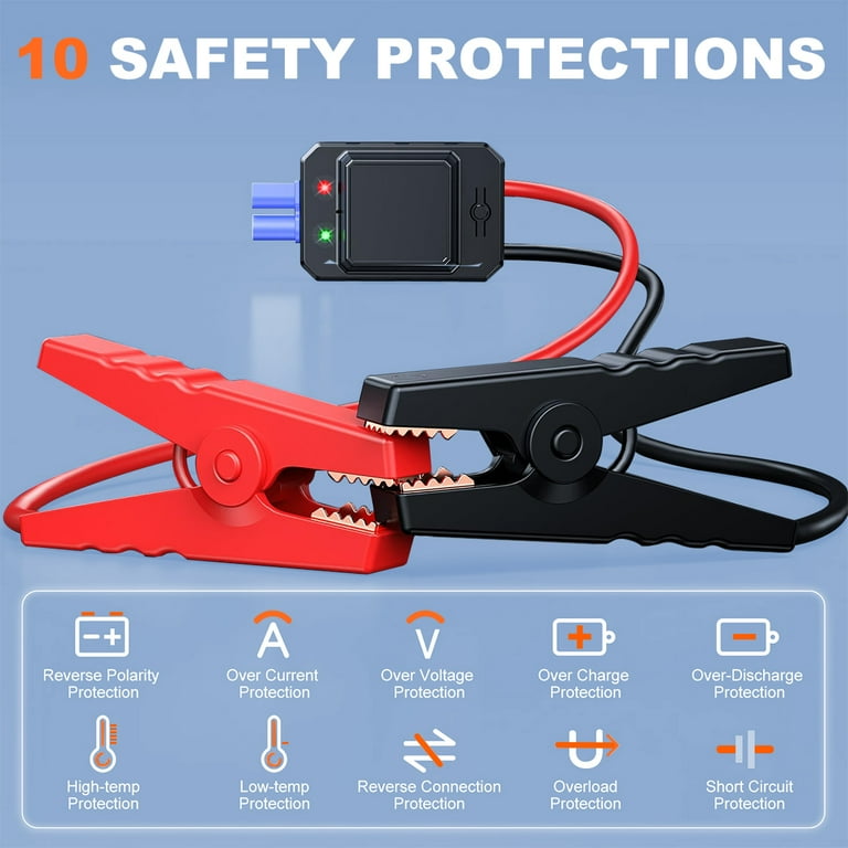 Jump Box With Air Compressor Jump Starter With Air Compressor, 5000A ...