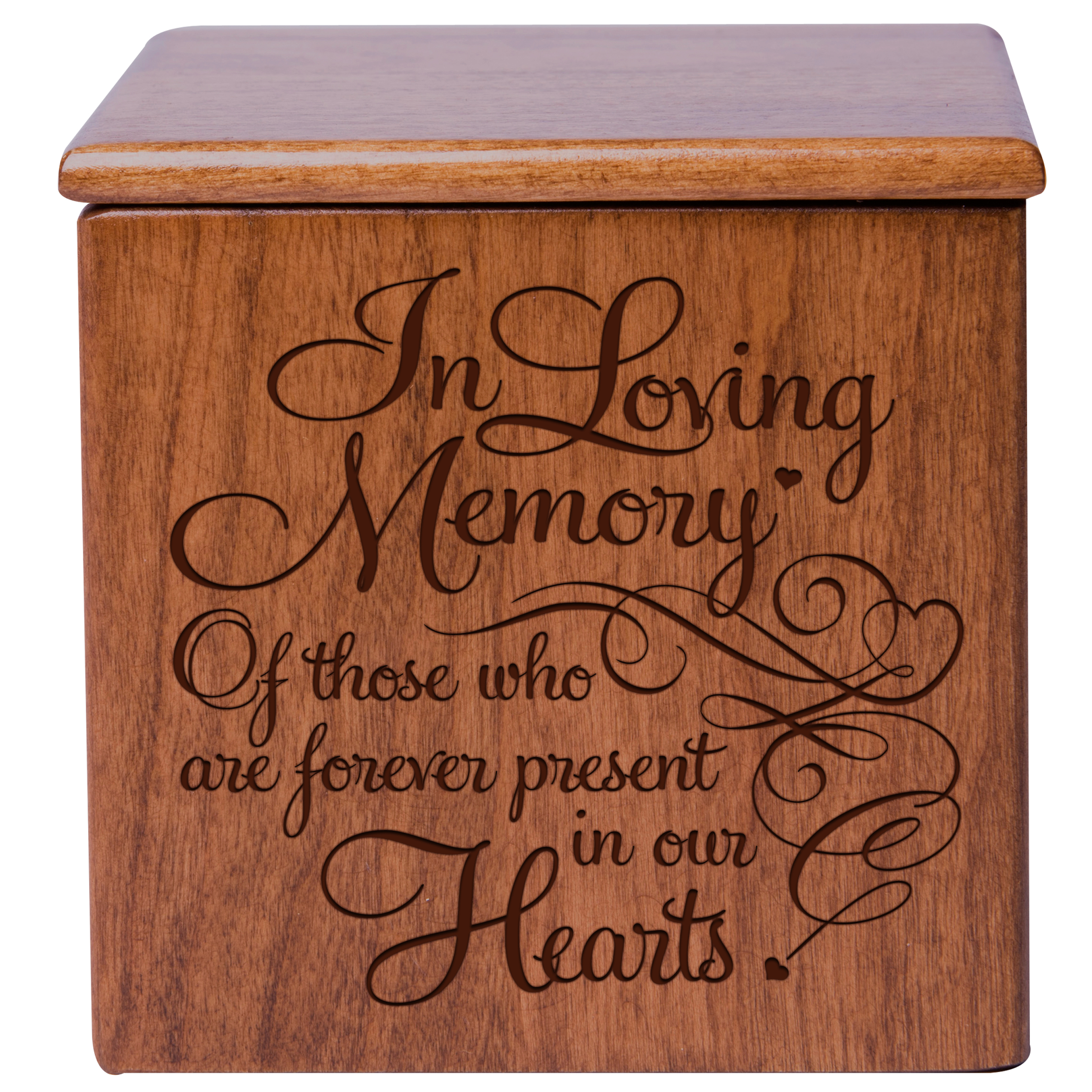 Engraved Cremation Urn - In Loving Memory - Holds SMALL Portion of ...