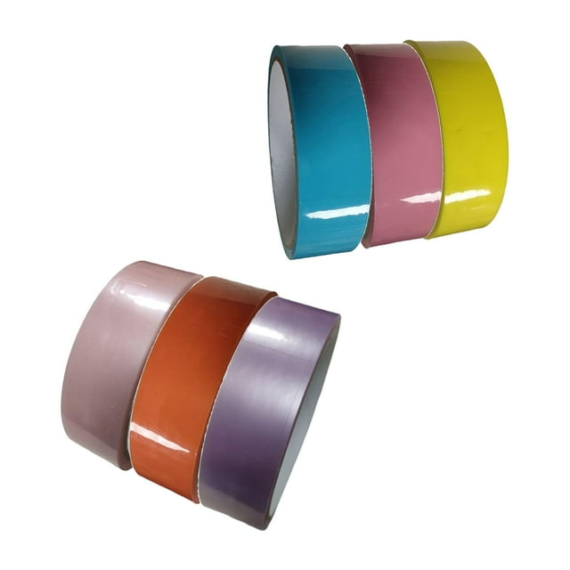 6x 15 Meter Funny Sticky Ball Tapes DIY Supplies Rolling Tape Sensory ...