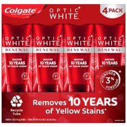 Colgate Optic White Renewal, Enamel Strength Whitening Toothpaste, 3 Oz ...