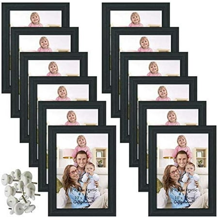 AmPm Black 8x10 Picture Frame Bulk, Multi 8 x 10 Photo Frames Set for ...