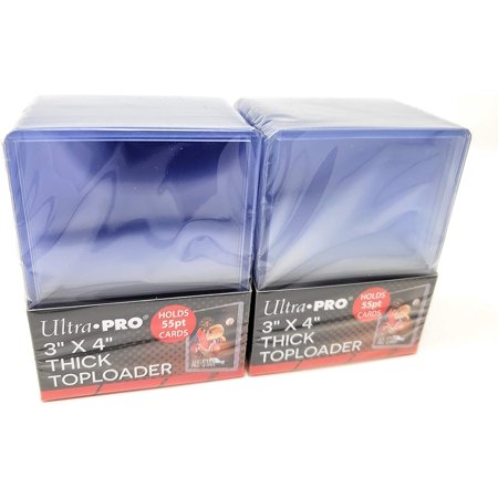 2 55pt Top Loader Packs 25ct (50 Total Toploaders) 81181-55 Pt for ...