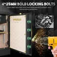 SRWTRCHRY 5.0 Cu. ft. Safes Lock Box, Fireproof Home Safe, Dual Key ...