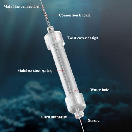 1x Automatic Tool Spring Loaded Freshwater Device Saltwater Portable ...