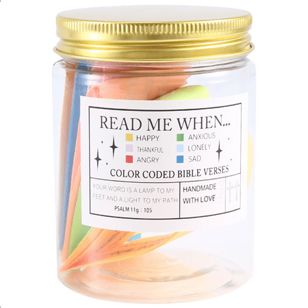 Qtmnekly Jesus Scripture Jar Bible Verses Scripture Jar Color Coded ...