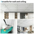 Art3d 12-Pack PVC Drop Ceiling Tiles，24x48in Glue up Ceiling Tile，Cover ...