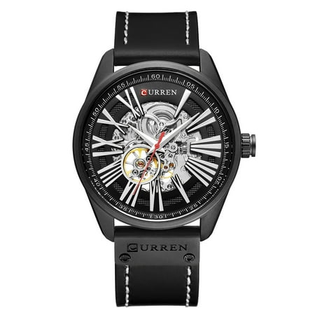 Curren 8299 Men Watch Brand Mechanical Tourbillon Watch Wristwatch ...