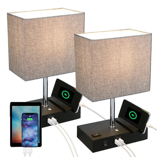 Neoglint Touch Control Table Lamp, 3 Way Dimmable Bedside Desk Lamps ...