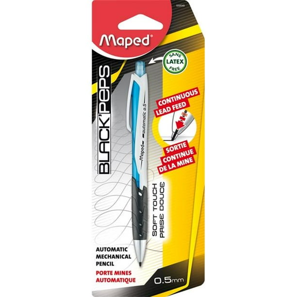 Maped Helix USA 559548 0.5 mm Black Peps Automatic Mechanical Pencil ...