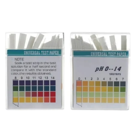 PH Test Paper, Accurate Industrial 2 Pack 0-14 Range PH Strips For Soil ...