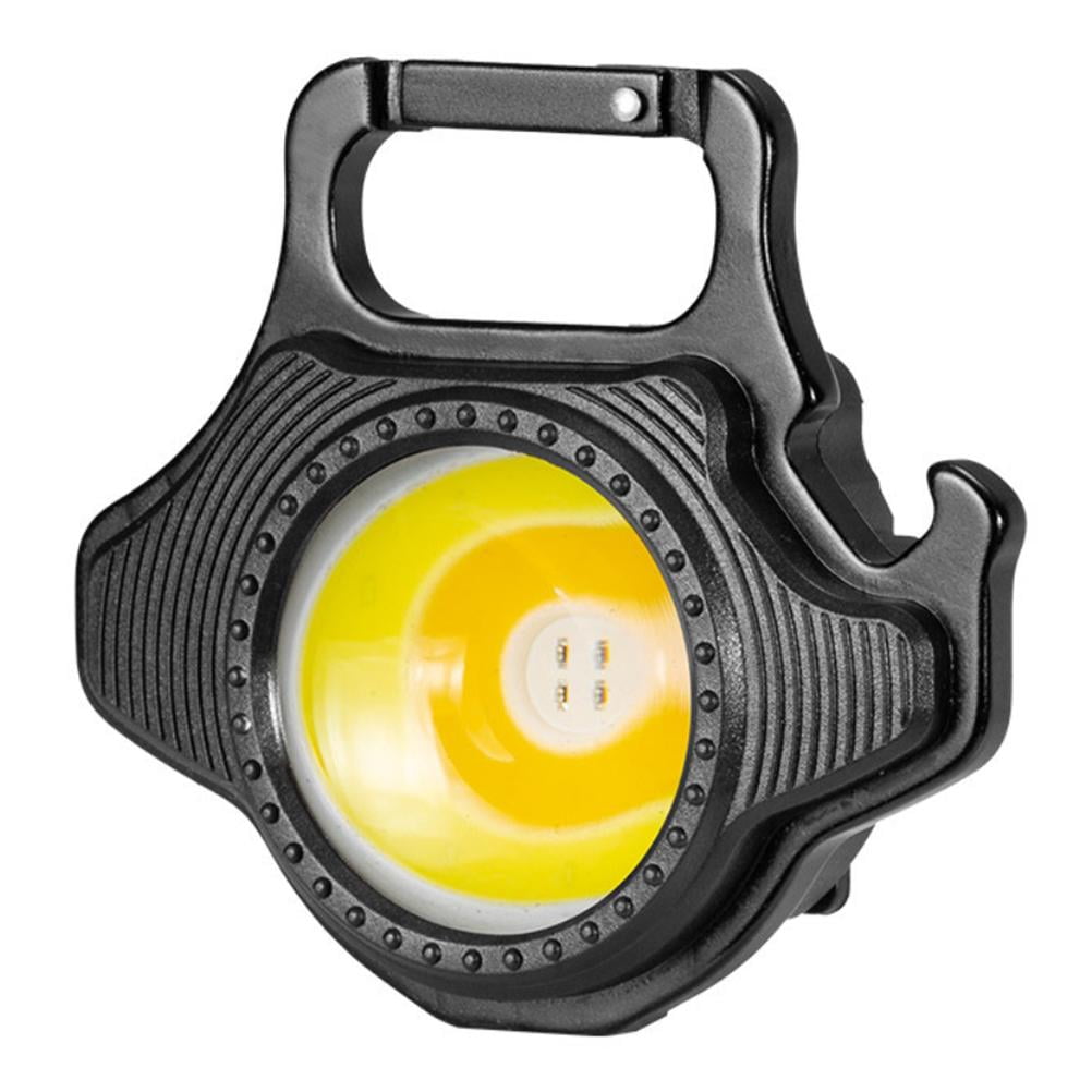 Mini linterna cob portátil 1000lm recargable llavero modo 7 linterna ...