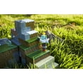 Minecraft Overworld Playset with 1 Action Figure & 10 Papercraft Blocks ...