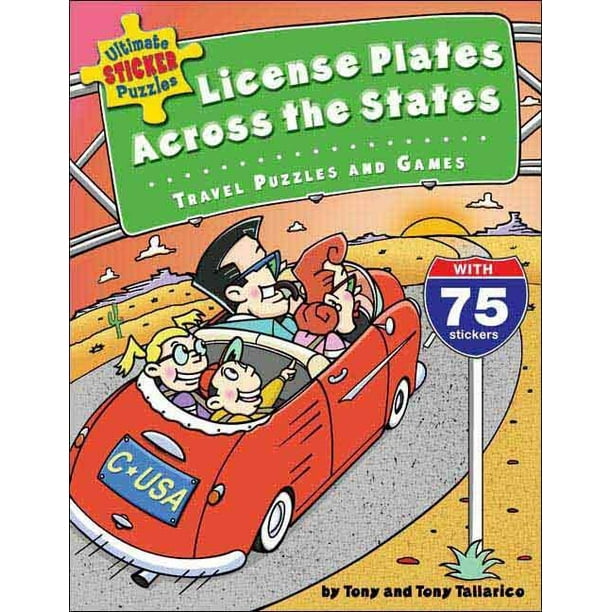 Ultimate Sticker Puzzles: License Plates Across the States: Travel ...