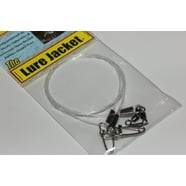 Mustad 45-Pound Wire Leader, Black, 6", 10 Pack - Walmart.com