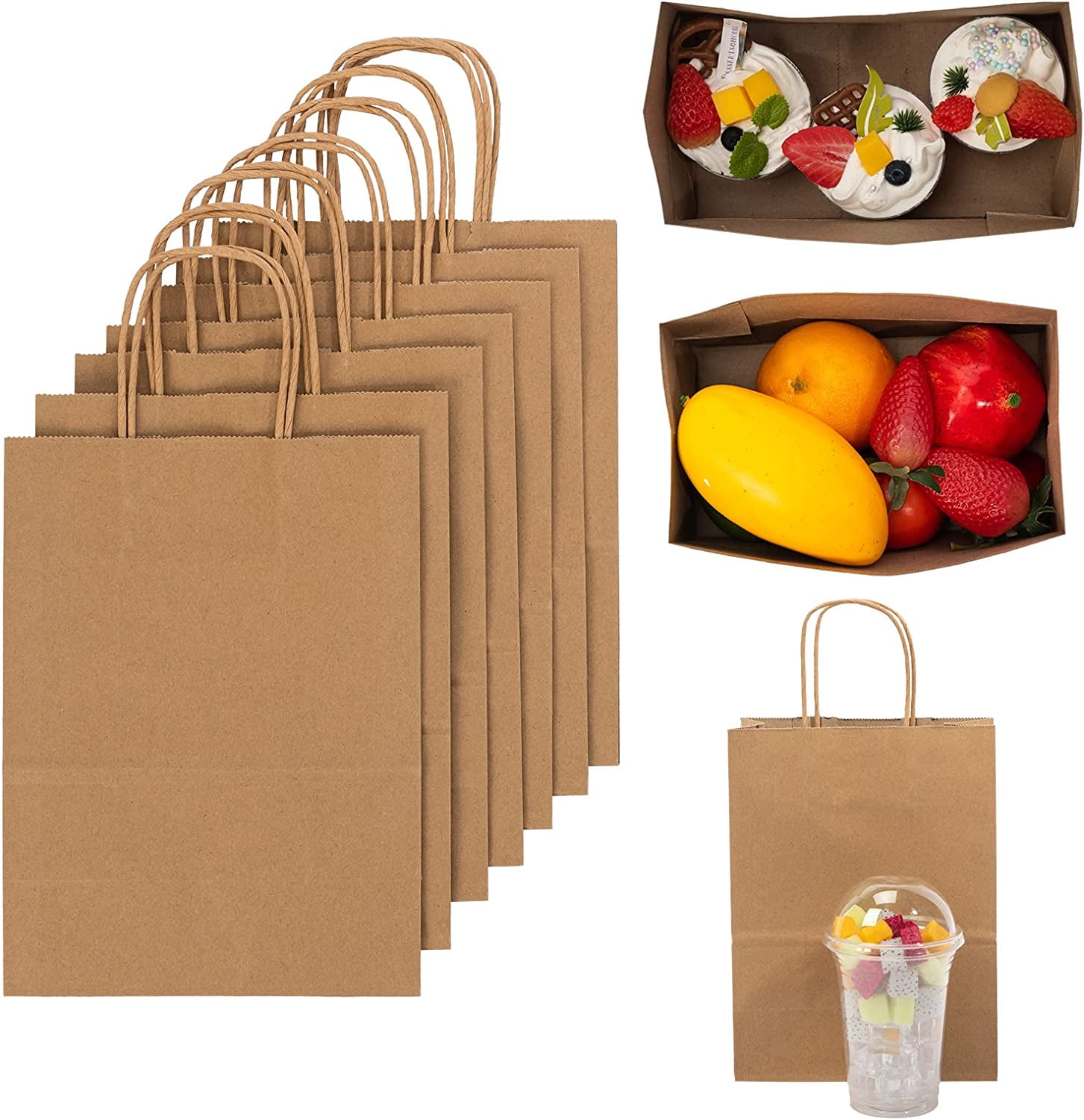 Produce Paper Bags With Handles