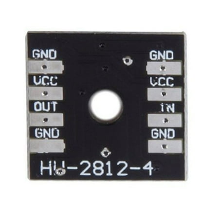 4-bit WS2812B Round Light Board RGB LED Full Color Driver Color Lamp ...