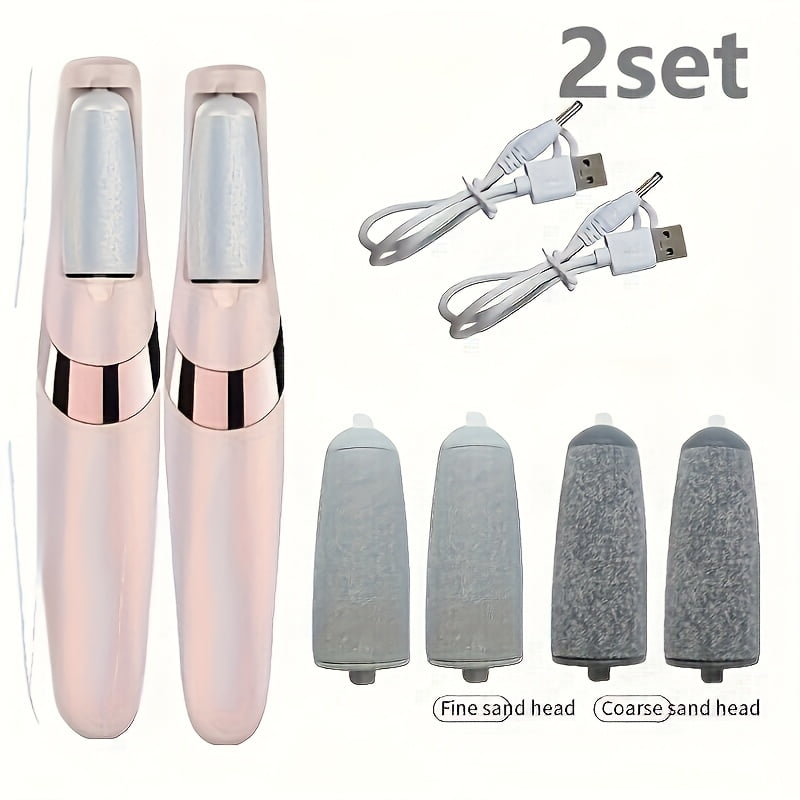Click here for Nobrand 2set Electric Foot File With 4 Grinding He... prices