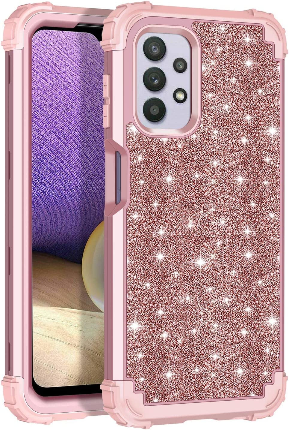 Casetego for Samsung Galaxy A32 5G Case,Glitter Sparkle Bling Heavy ...