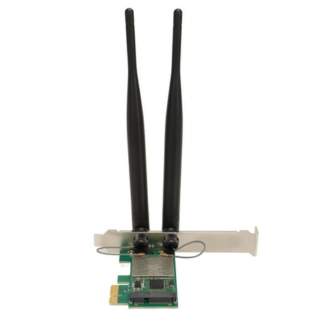 PCIE WiFi Card, Mini PCIE Wireless WLAN Card Plug And Play 300Mbps PCB ...