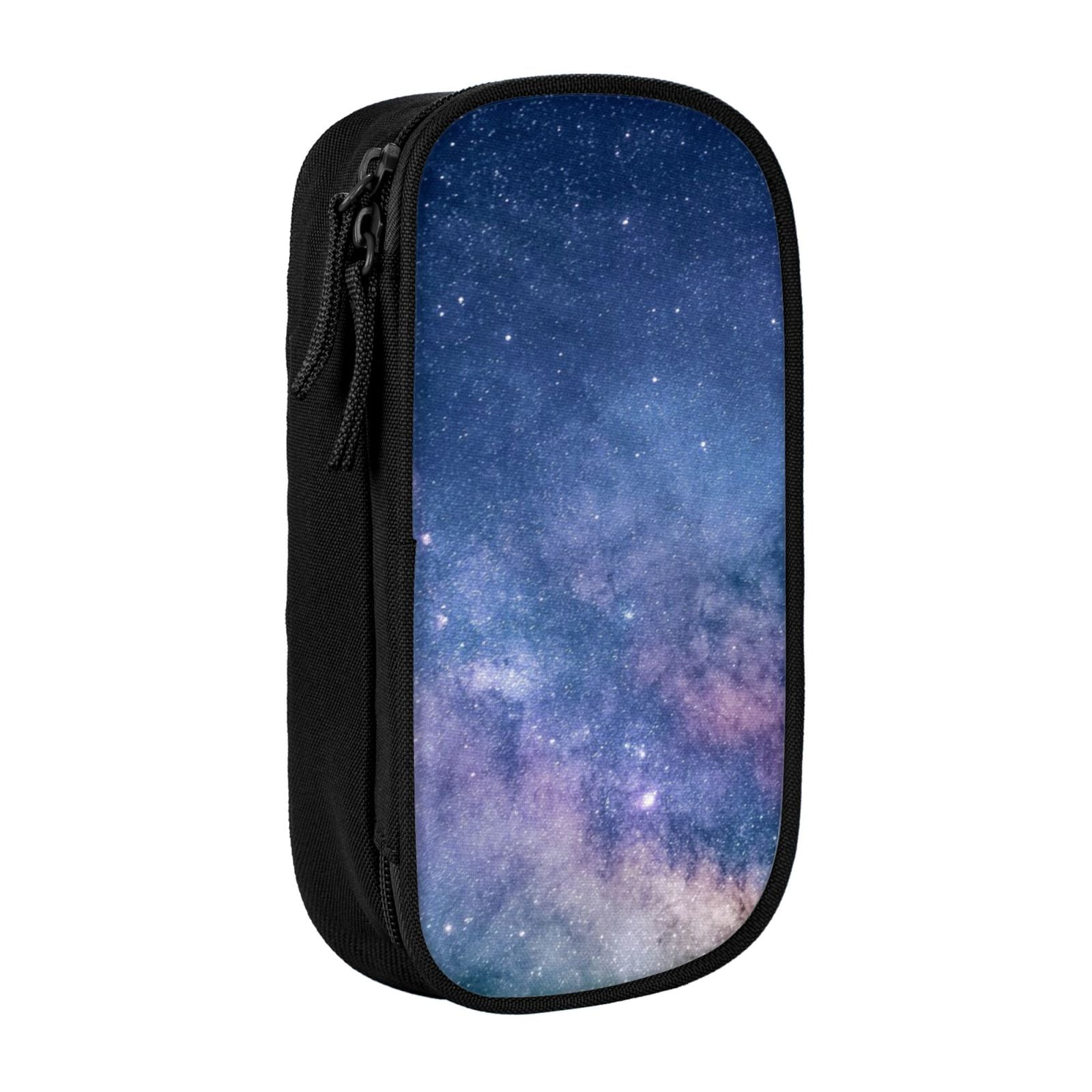 XMXY Planet Space Sky Stars Large Capacity Pencil Case, Portable Pencil ...