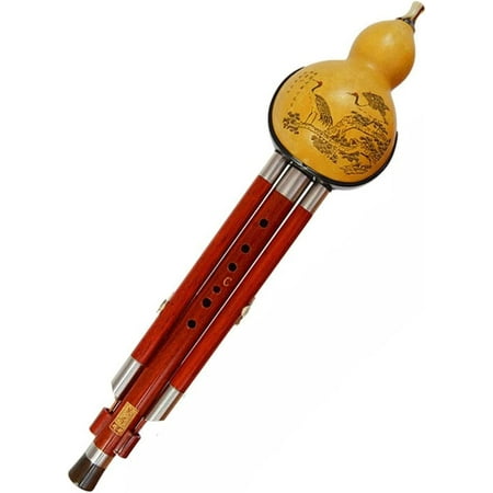 Hulusi Ebony/Rosewood Pipe Three Tone Hulusi Flute Folk Instrument ...