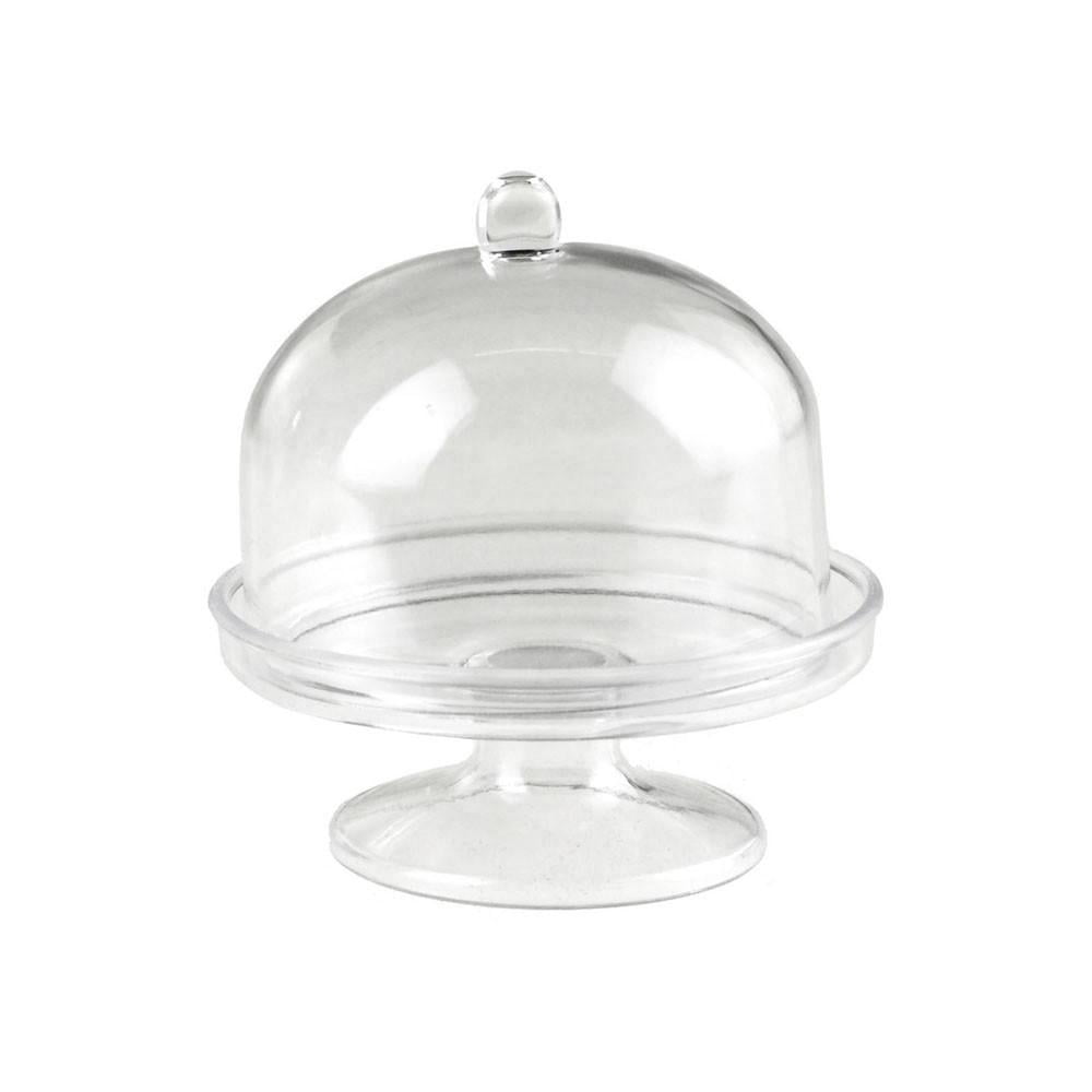 Clear Acrylic Mini Oval Cake Stand, 3-Inch, 12 Piece - Walmart.com