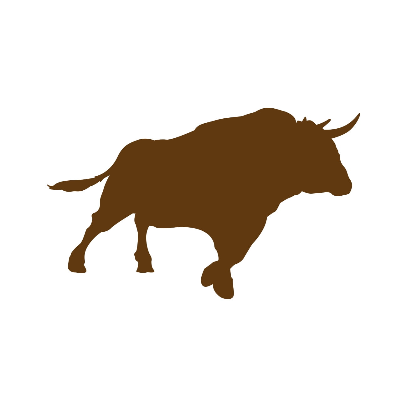 Bull Sticker Decal Die Cut - Self Adhesive Vinyl - Weatherproof - Made ...