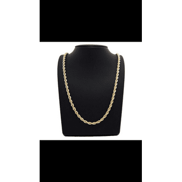 RM 14K Gold Filled Rope Chain Necklace, 6MM, Rope - Walmart.com