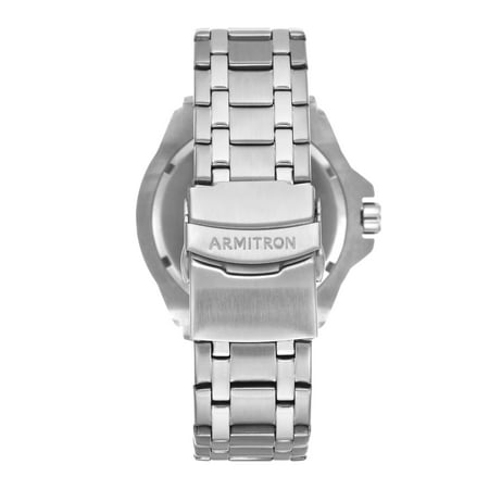 Armitron - Men's Dress Round Watch, Silver Bracelet - Walmart.com ...