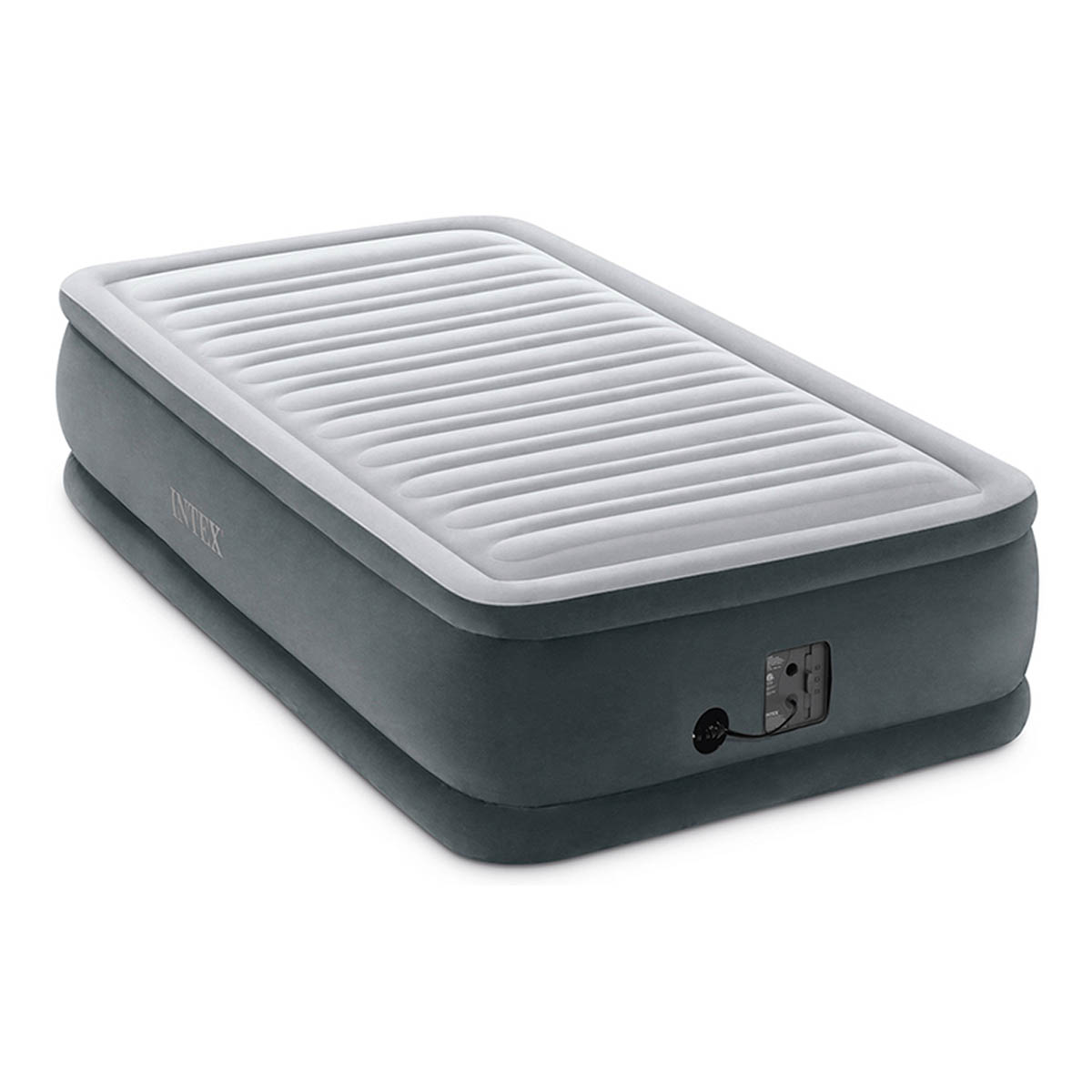 Cama Inflable Campismo Twin Premium Doble Alto + Bomba Intex 64411EP ...