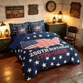 Manfei Retro Map Stars Full Size Bedding Sets, America 250th Birthday ...