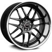 Primax P49-52778542N 17 x 8.25 in. Chromium Wheel Rims with 5 x 100 mm Outer Shell, Black ...
